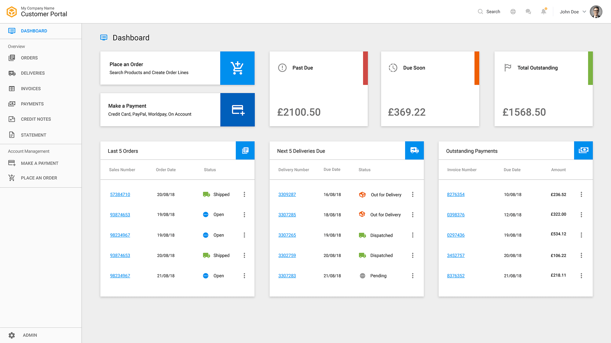 Client Portal Template