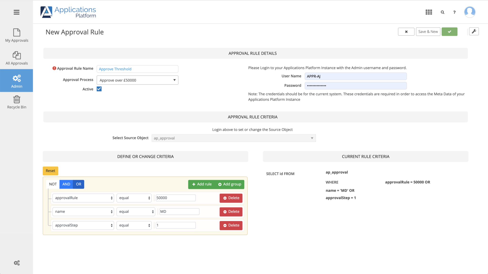 Approval Workflow Template | Applications Platform Approval Workflow Template | Applications Platform
